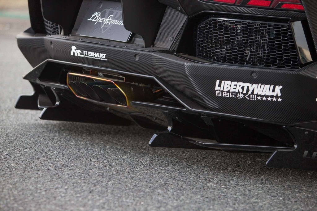 Liberty Walk | LB★performance Lamborghini Aventador Rear Diffuser Ver ...