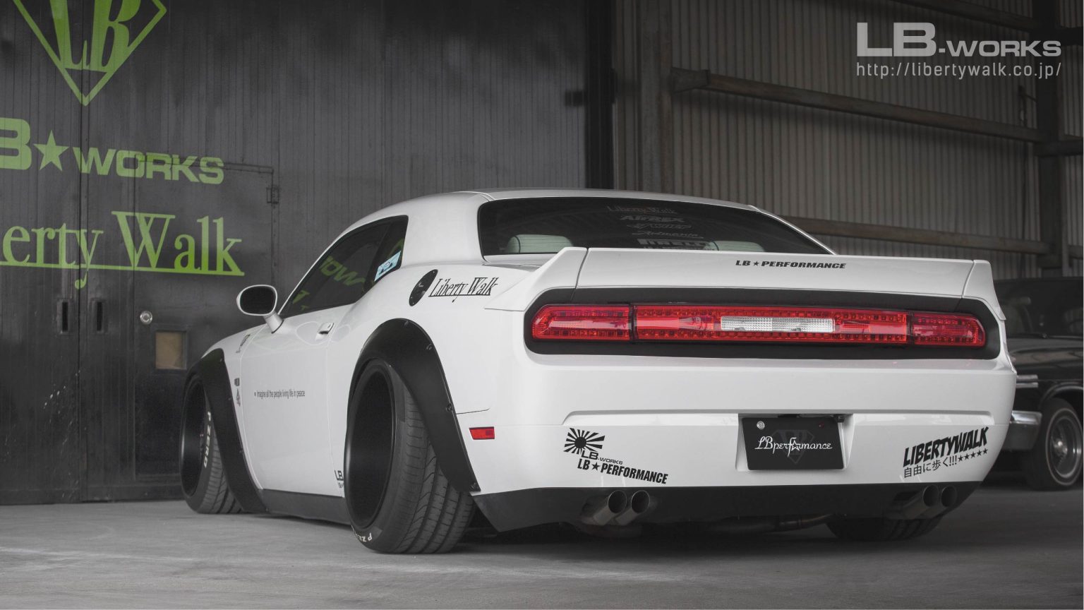 LB★WORKS Dodge Challenger Ducktail Spoiler (2008-2020) | Liberty Walk
