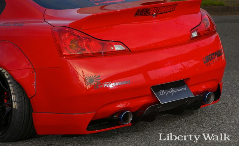 LB★Nation Infiniti G37 Rear Diffuser (2008-2013) | Liberty Walk