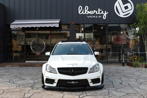Liberty Walk | LB★WORKS Mercedes-Benz C63 Front Bumper Fin - Official Shop