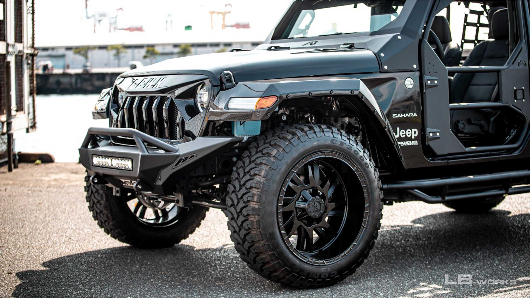 Liberty Walk | LB★WORKS X Fairline Jeep Wrangler (JL) Full Body Kit ...
