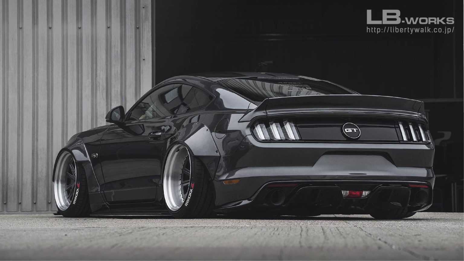 LB★WORKS S550 Ford Mustang Ducktail Spoiler/Wing (2015+) | Liberty Walk