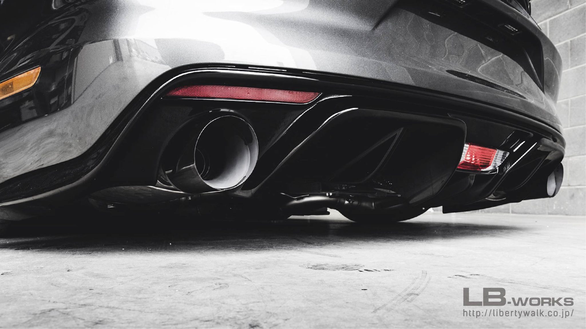 LB★WORKS S550 Ford Mustang Rear Diffuser (2015+) | Liberty Walk