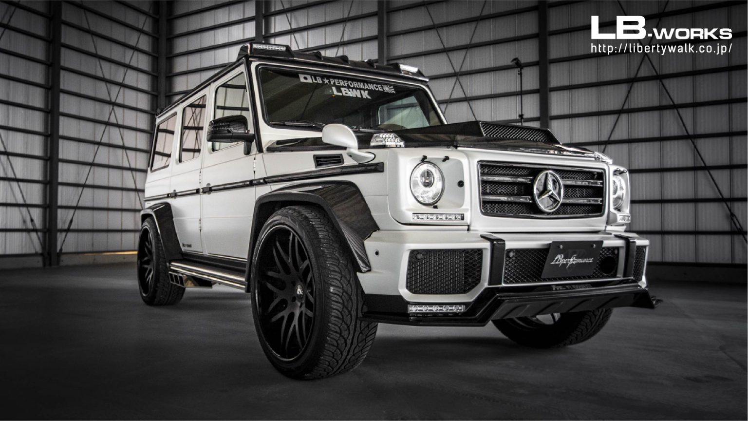 LB★WORKS Mercedes G63 Front Under Spoiler | Liberty Walk