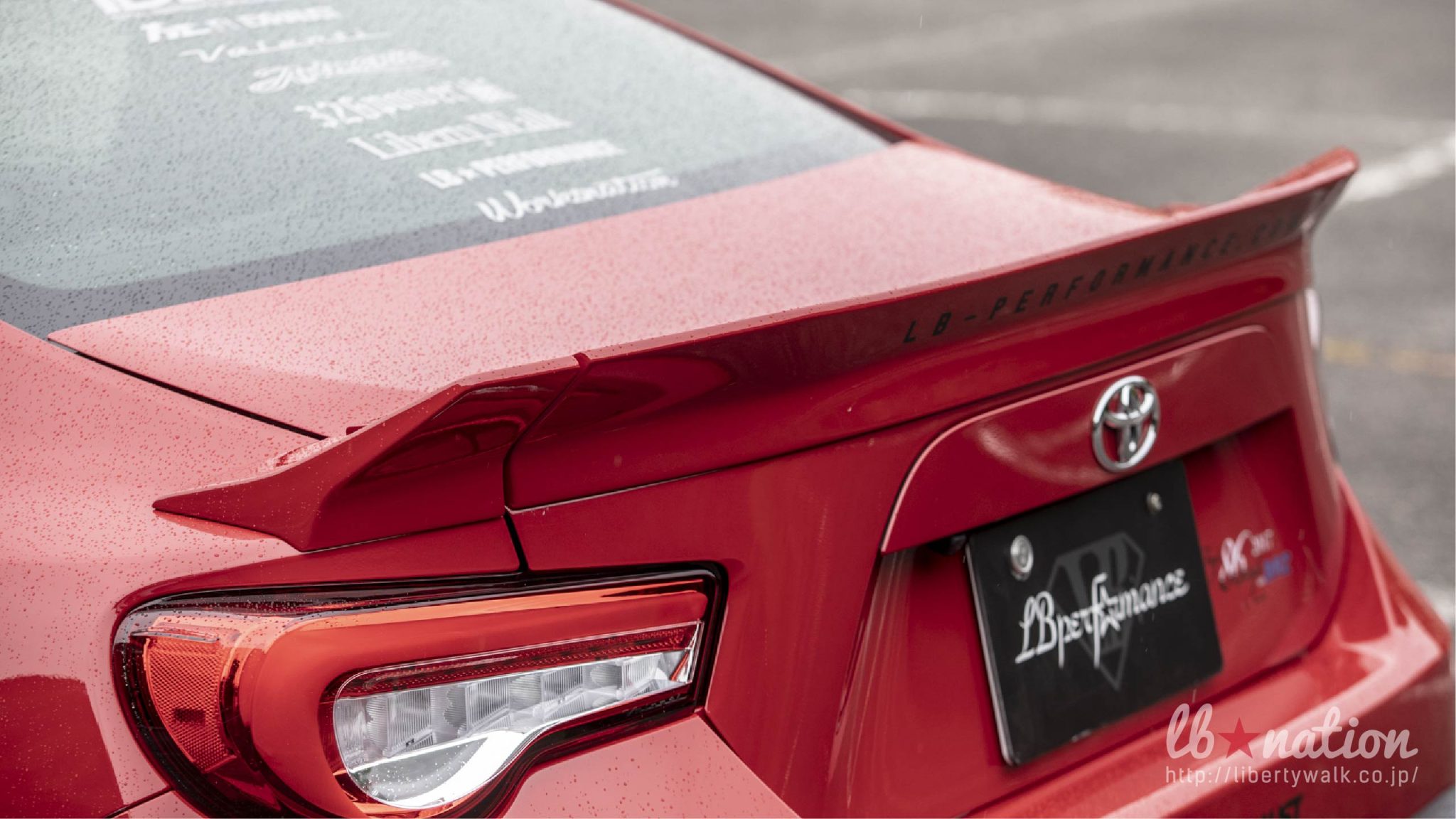 LB★Nation Scion FR-S Rear Wing Ver. 2 "Ducktail" | Liberty Walk
