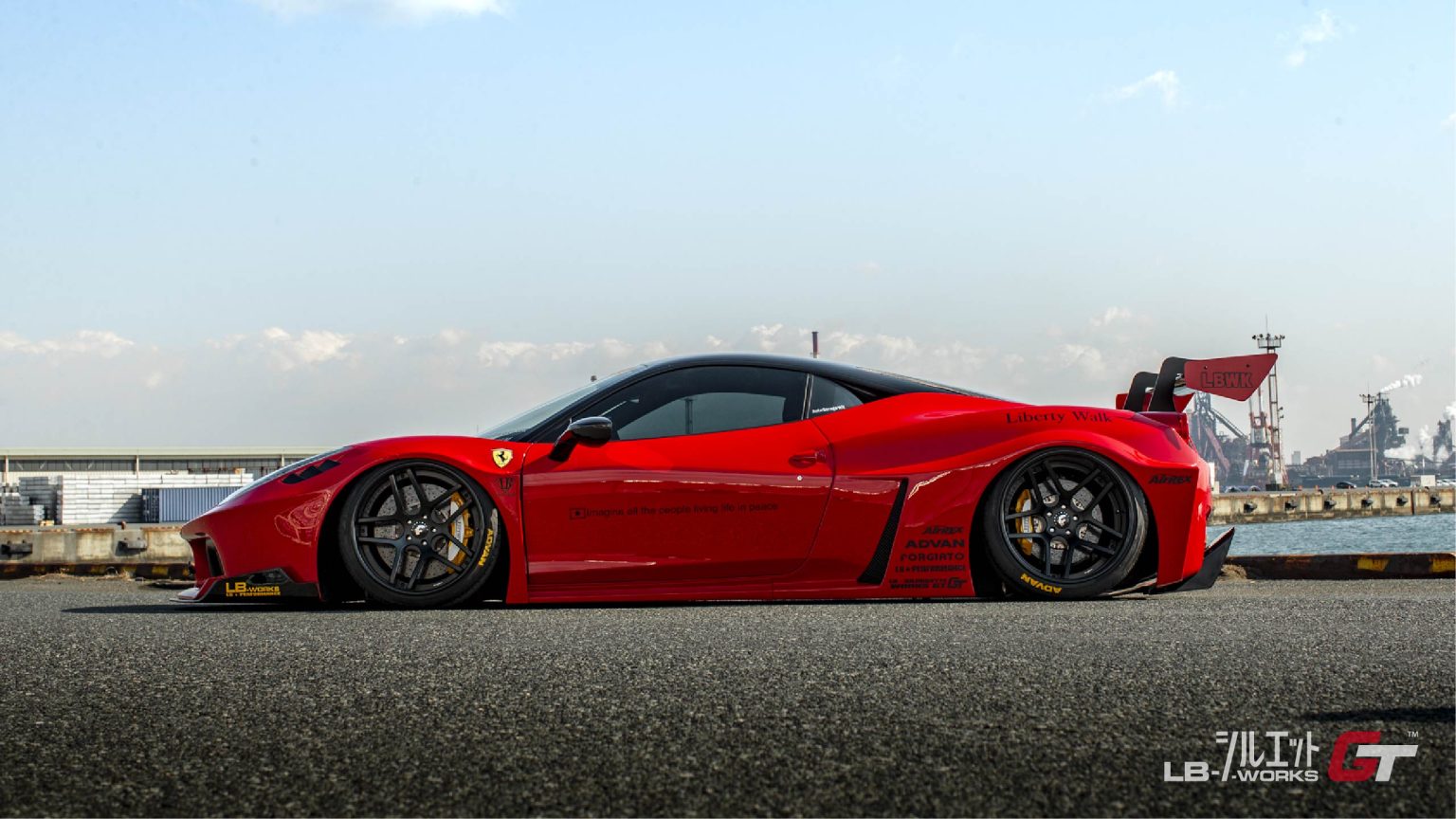 LB★Silhouette WORKS Ferrari 458 GT Full Body Kit (2010-2015) | Liberty Walk