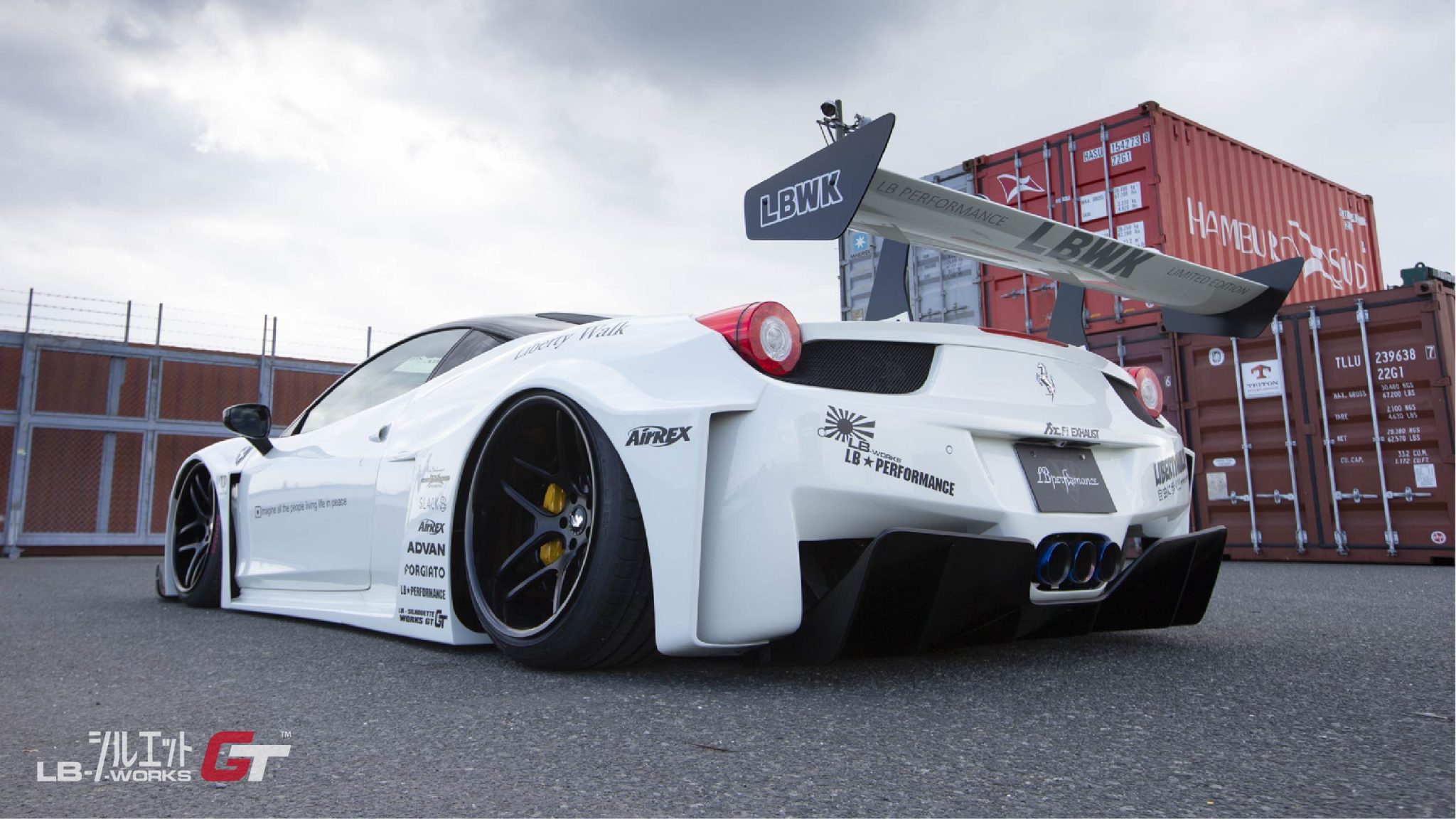LB★Silhouette Works Ferrari 458 GT Full Body Kit (2010-2015) | Liberty Walk