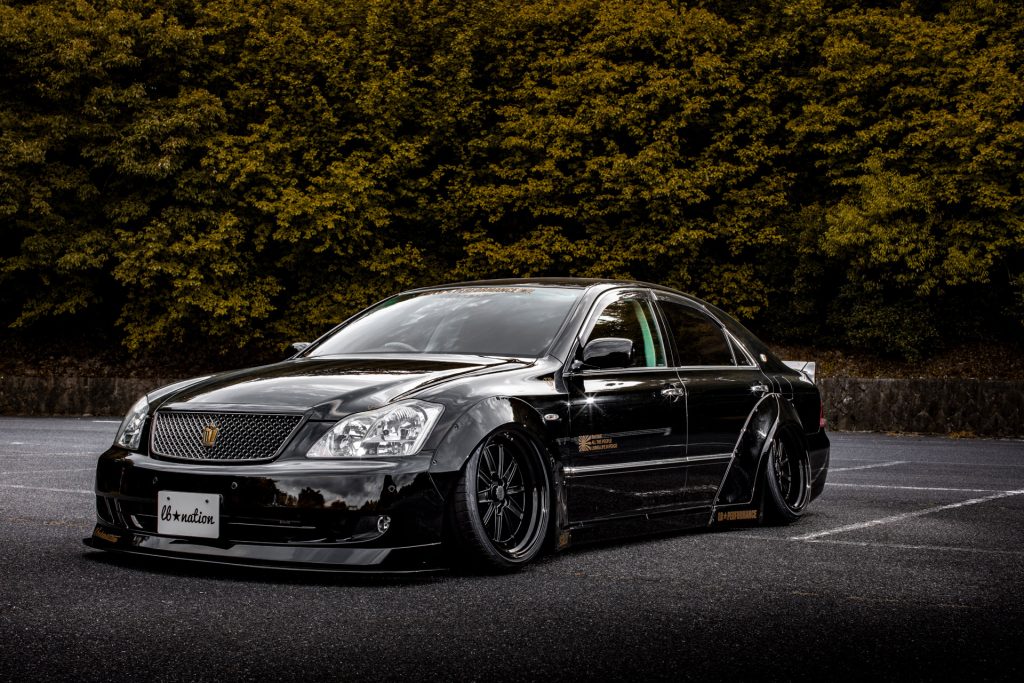 Liberty Walk | LB★Nation x K.BREAK Toyota 18 Crown WORKS Body Kit ...