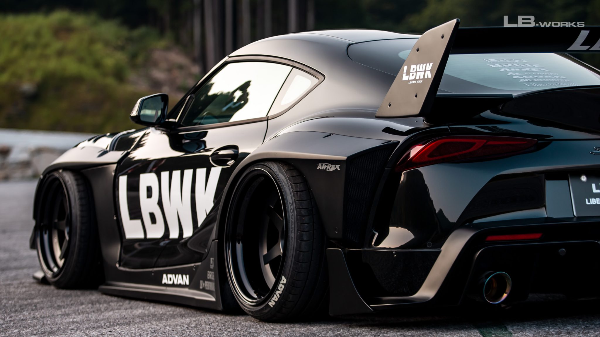 Liberty Walk | LB★WORKS Toyota Supra (A90) Rear Diffuser + Rear Side ...