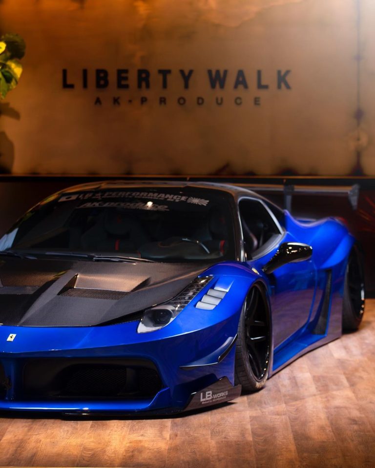 LB★Silhouette WORKS Ferrari 458 GT Full Body Kit (2010-2015) | Liberty Walk