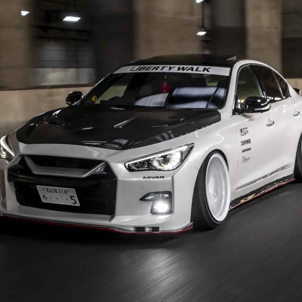 LB★Nation Infiniti Q50 Rear Ducktail Wing / Spoiler | Liberty Walk