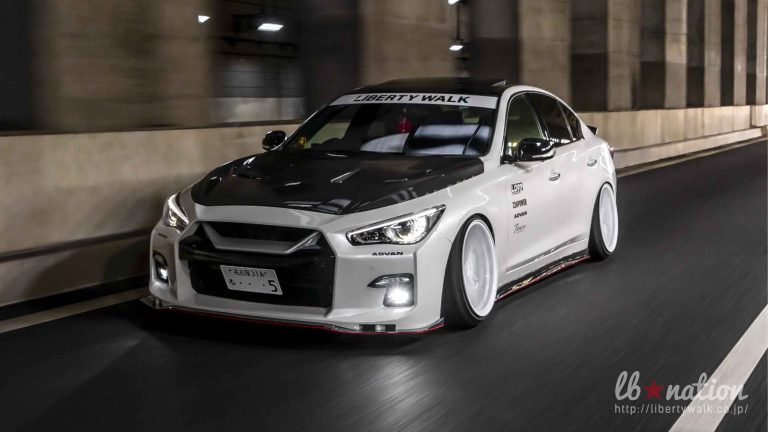 LB★Nation Infiniti Q50 Side Skirts | Liberty Walk
