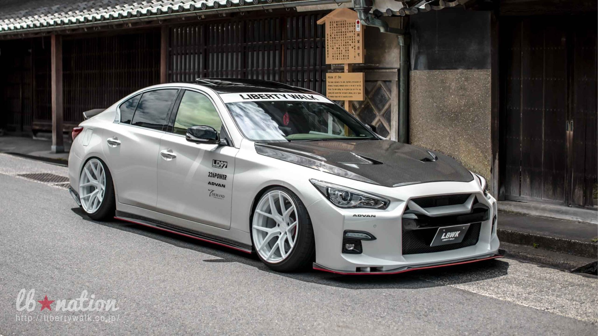 LB★Nation Infiniti Q50 Side Skirts | Liberty Walk