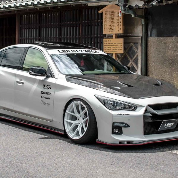 LB★Nation Infiniti Q50 Rear Ducktail Wing / Spoiler | Liberty Walk
