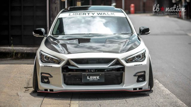 LB★Nation Infiniti Q50 Bonnet Hood | Liberty Walk