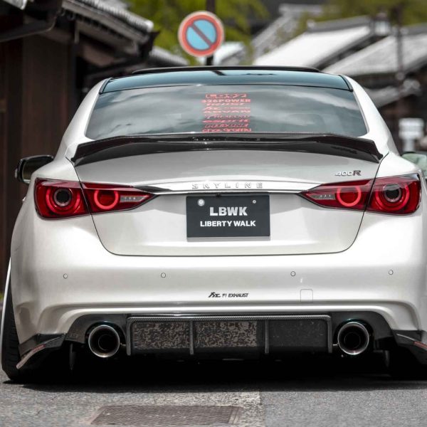 LB★Nation Infiniti Q50 Rear Ducktail Wing / Spoiler | Liberty Walk