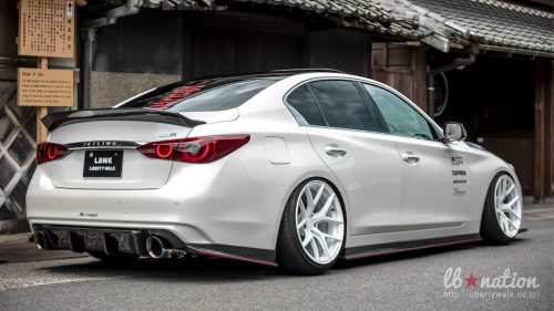 LB★Nation Infiniti Q50 Rear Ducktail Wing / Spoiler | Liberty Walk
