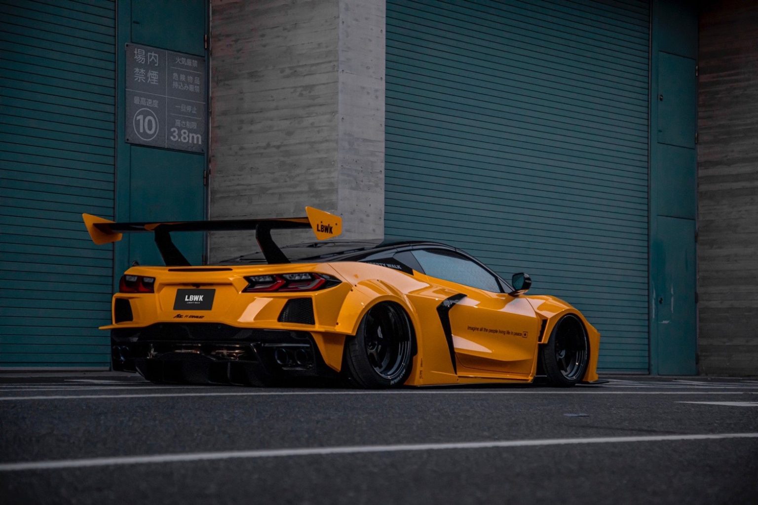 LB★Silhouette WORKS Chevrolet Corvette C8 Body Kit | Liberty Walk