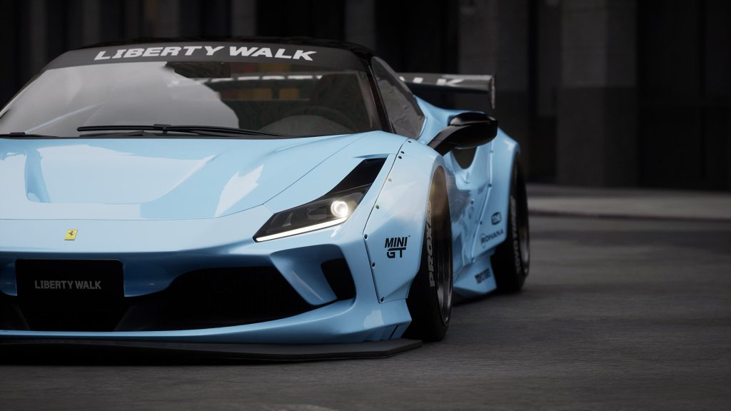 LB★WORKS Ferrari F8 Tributo Body Kit | Liberty Walk