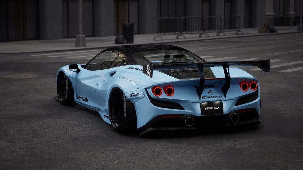 LB★WORKS Ferrari F8 Tributo Body Kit | Liberty Walk