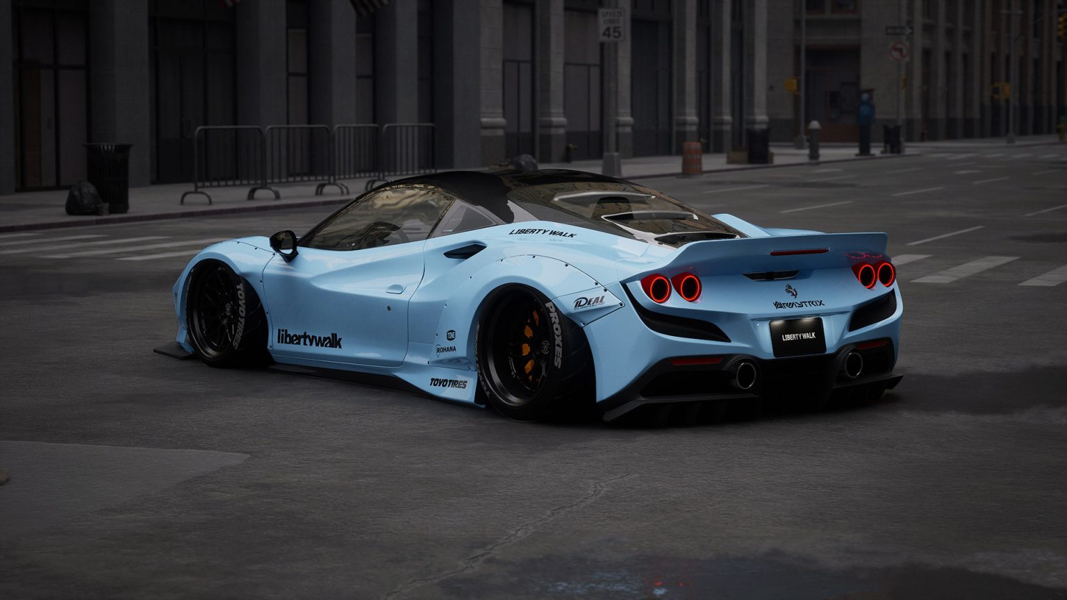 LB★WORKS Ferrari F8 Tributo Body Kit | Liberty Walk