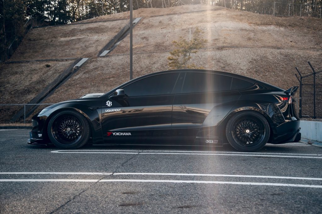 LB E★WORKS Tesla Model 3 Body Kit – Liberty Walk Shop | Official ...