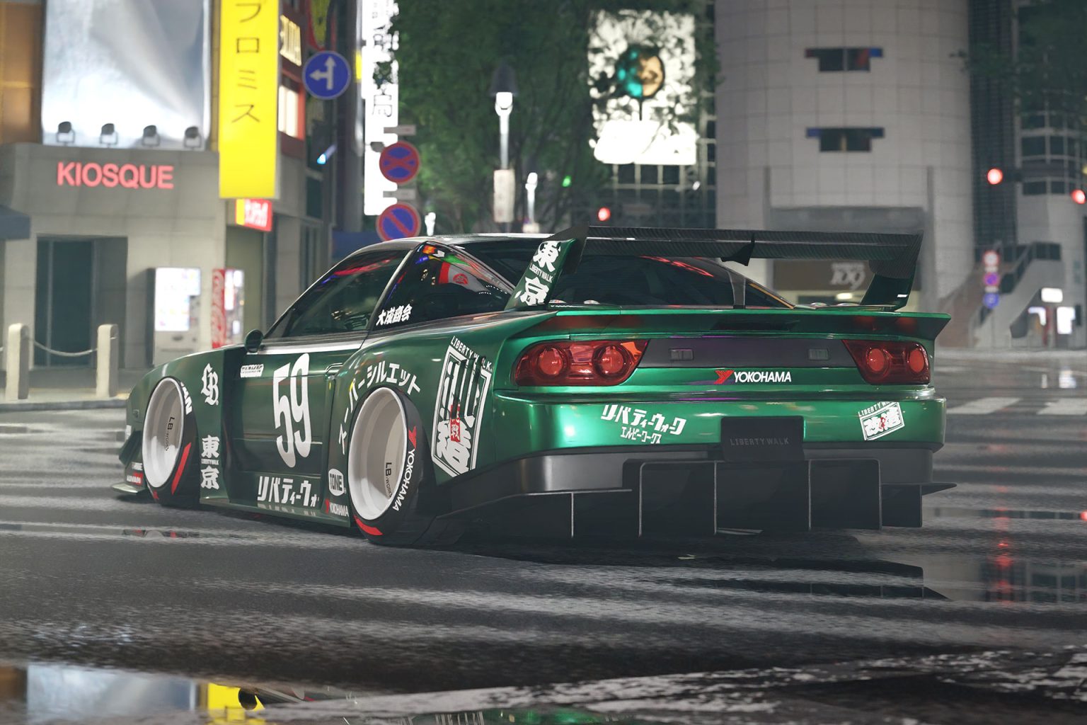 Liberty Walk | LB-Super Silhouette Nissan 180SX (89-94) Body Kit
